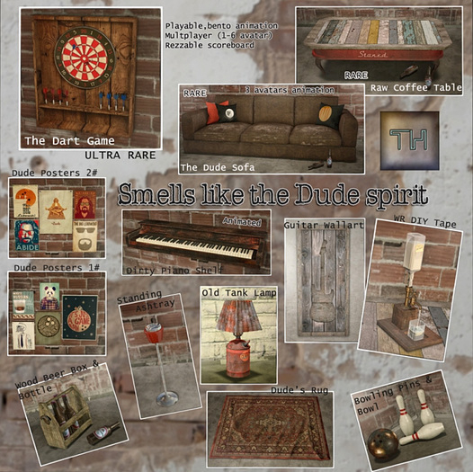 Second Life Marketplace - GACHA - ..::THOR::.. Dude Posters Series 2